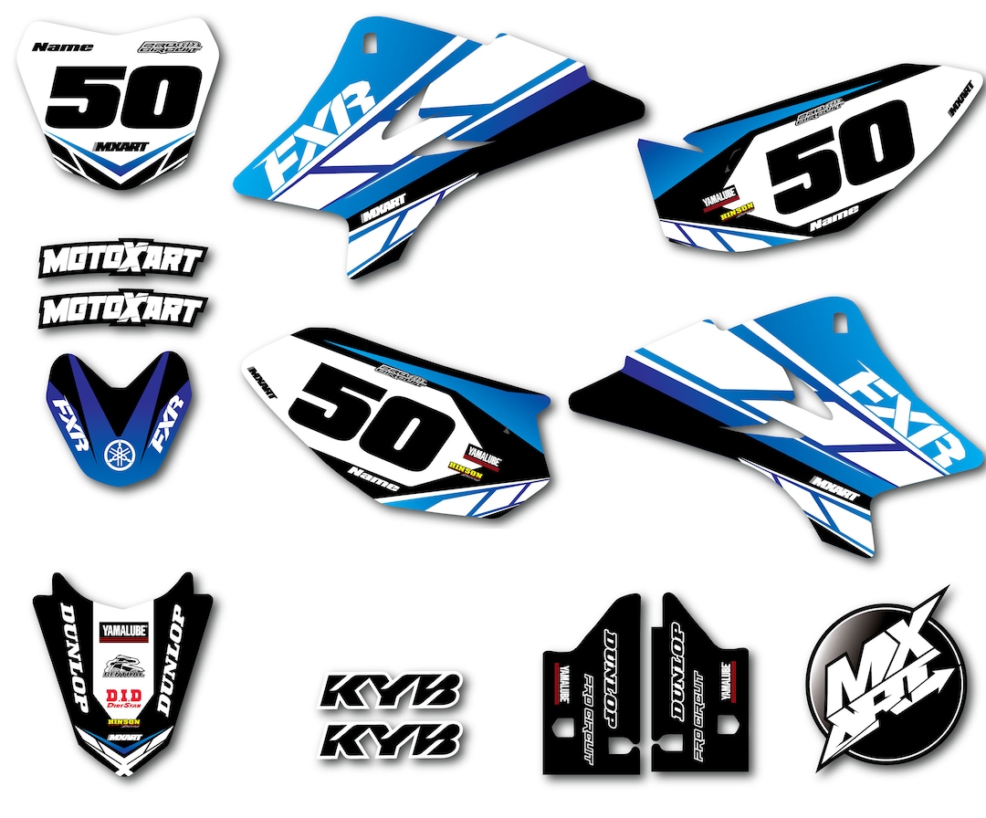 Yamaha TTR 50 Sticker Kit All Years Outlaw Style TTR50 Graphics ...