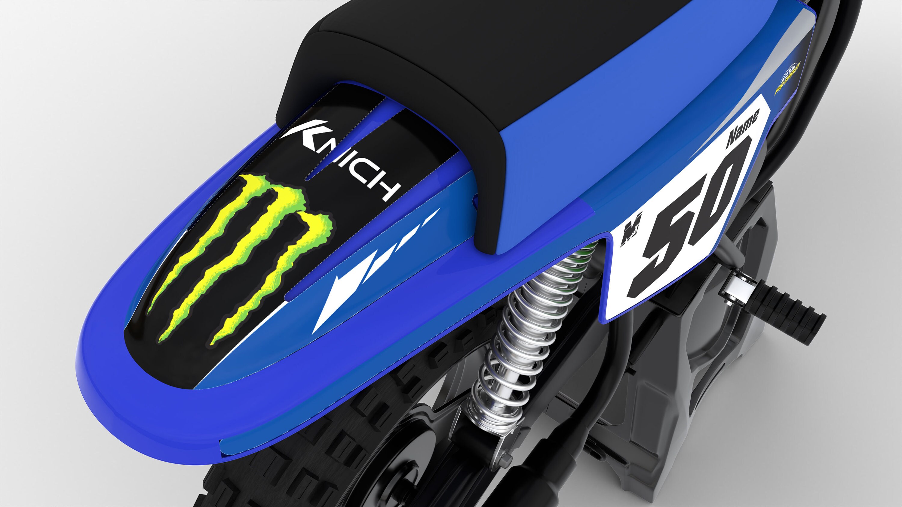 Yamaha PW50 Sticker Kit All Years Havoc Style Pee Wee 50 PW 50 Graphics ...