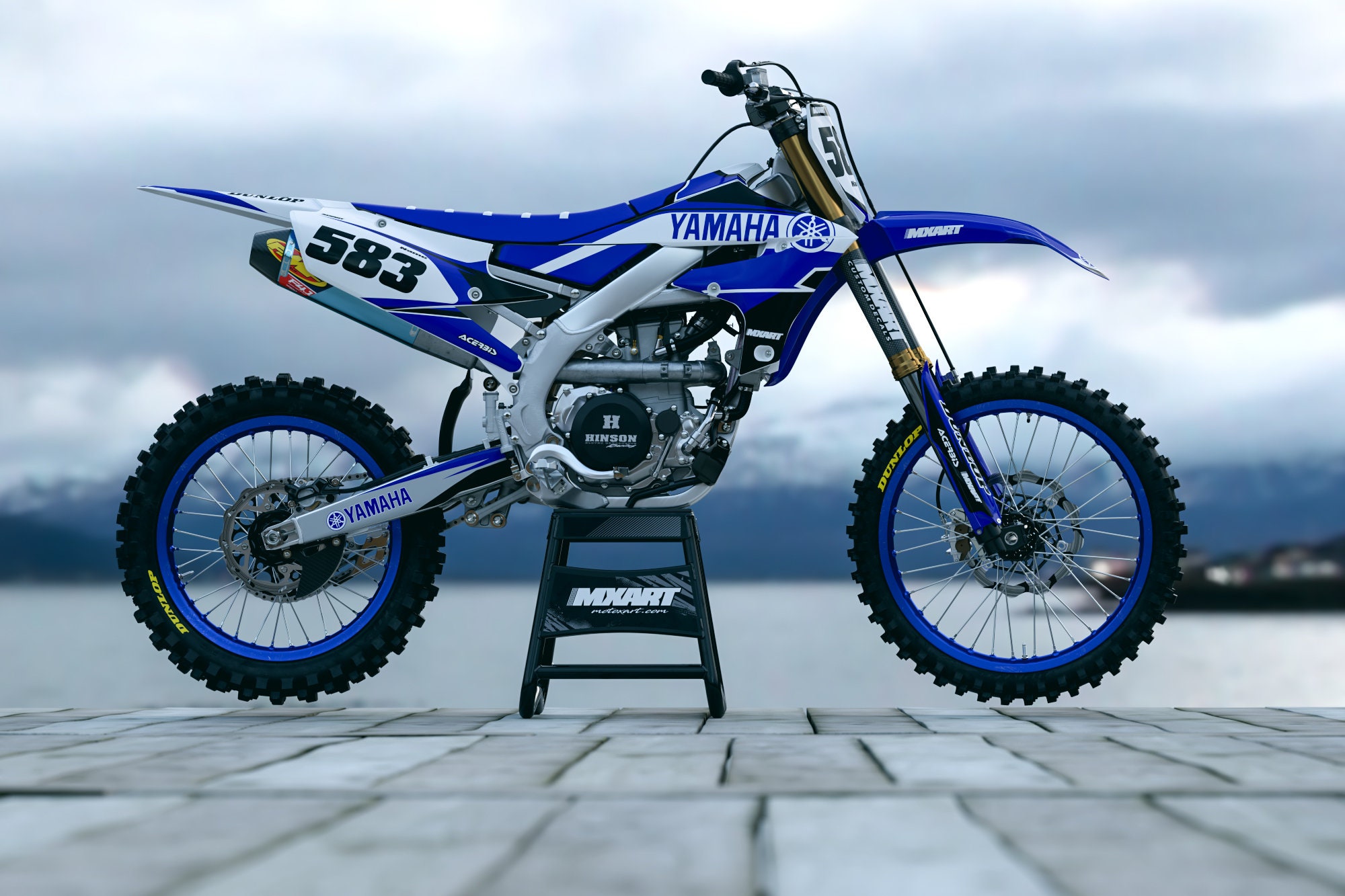 Yamaha TTR 50 Sticker Kit All Years Dusty Style TTR50 Graphics / Decals ...