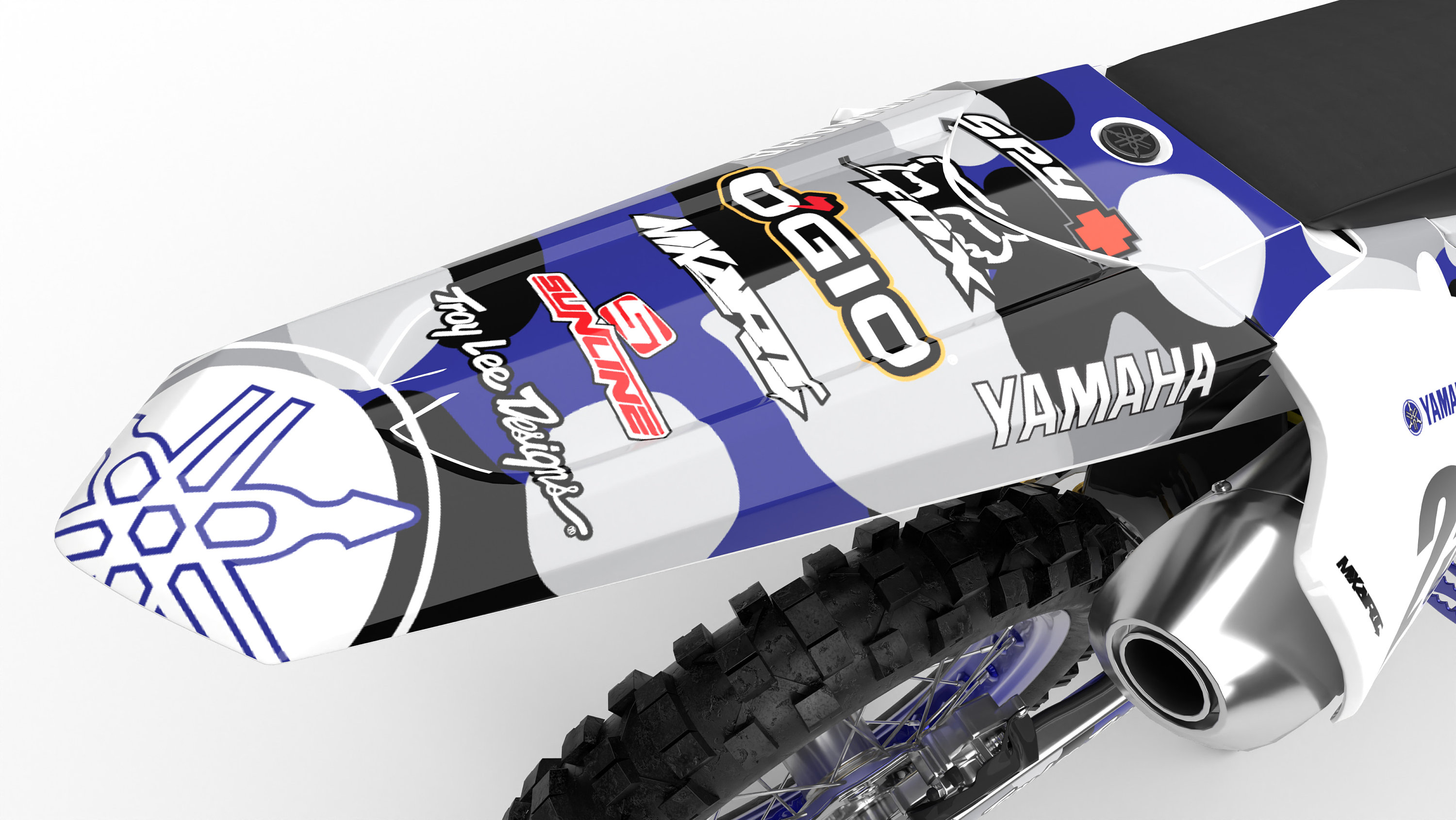 Yamaha TTR 50 Sticker Kit All Years Nitro Style TTR50 Graphics / Decals ...
