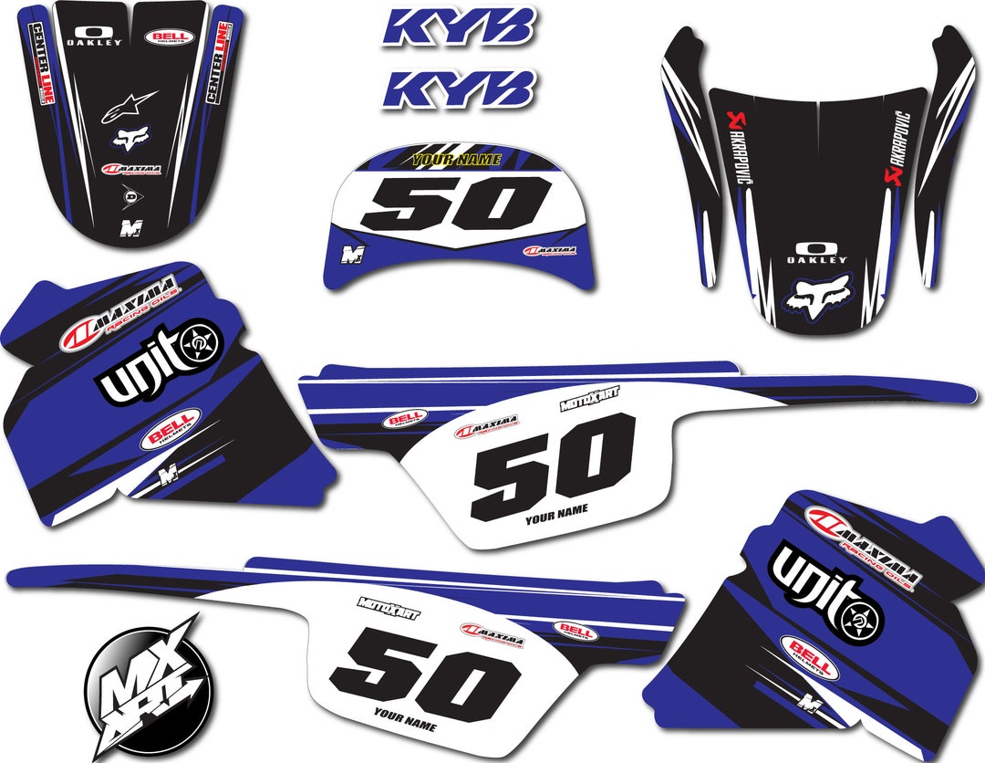 Yamaha PW50 Sticker Kit All Years Digger Style Pee Wee 50 PW 50 ...