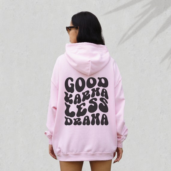 Good Karma Less Drama Oversized Hoodie Good Energy Club - Etsy
