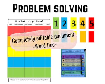 Emotions, Feelings, Self-regulation - Problem Solving - Etsy