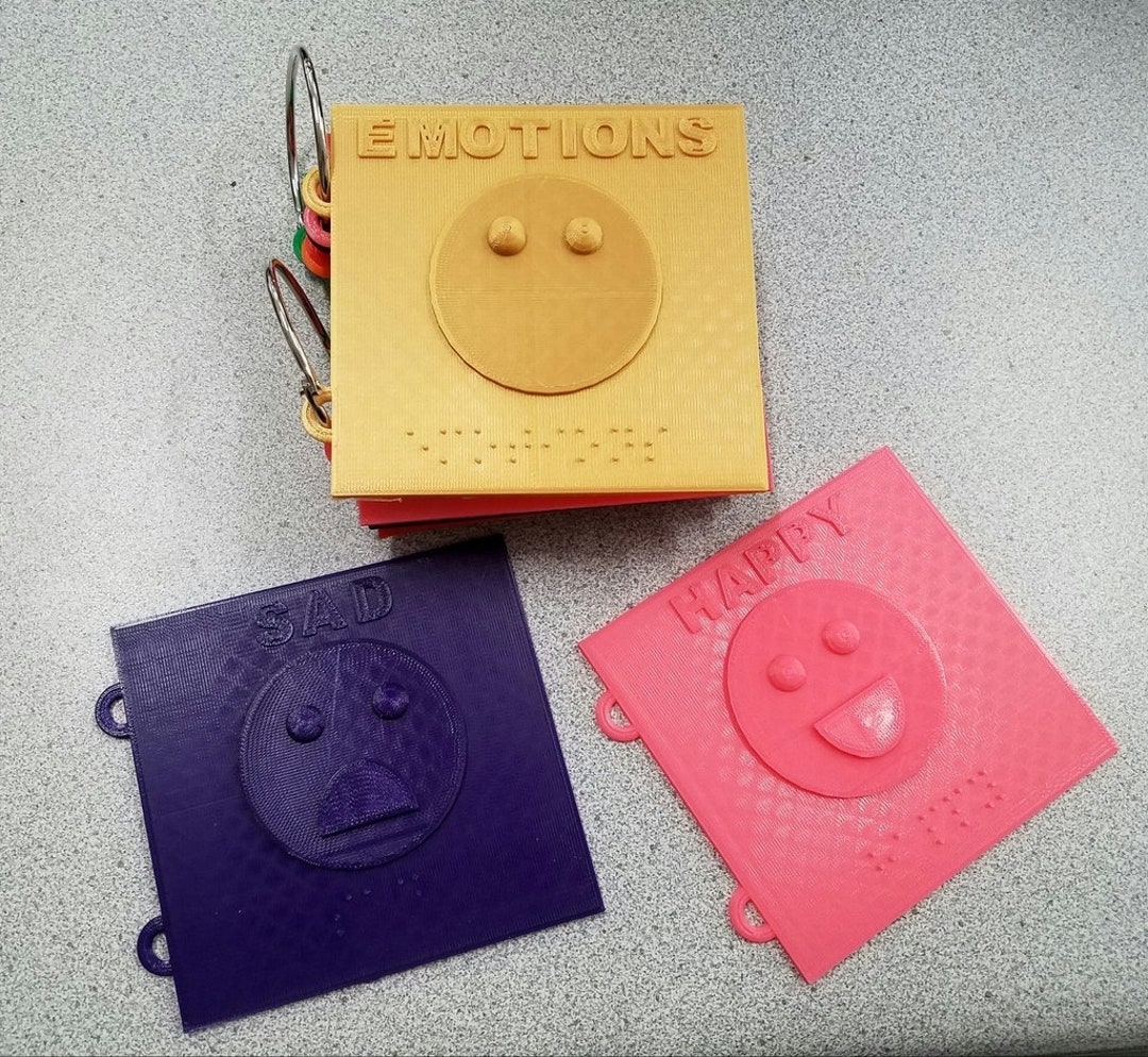 Braille Emotion Cards - Etsy