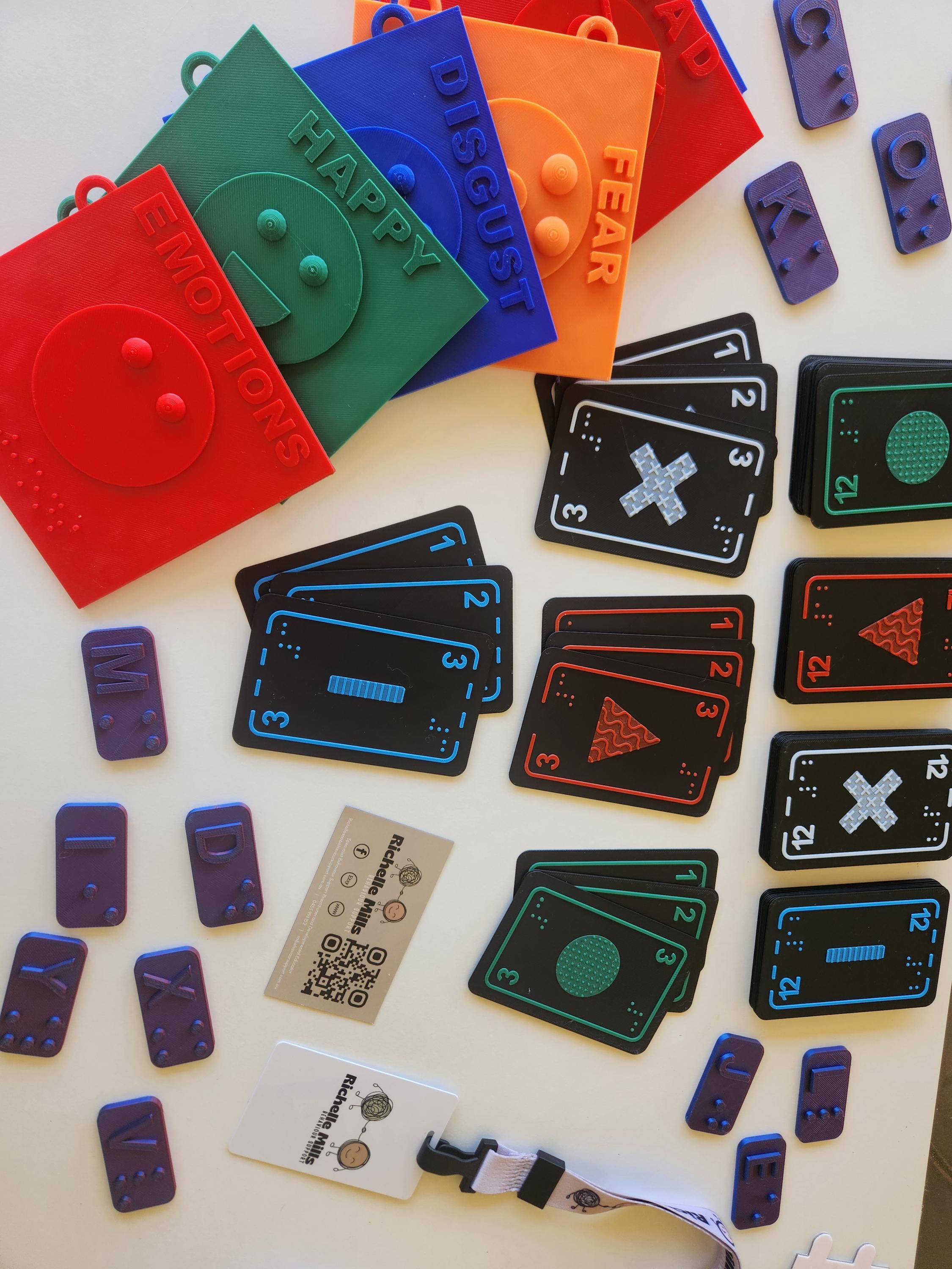 Braille Emotion Cards - Etsy