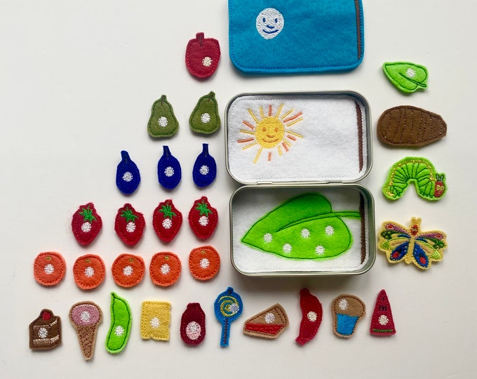 The Very Hungry Caterpillar Pocket Playset - Etsy