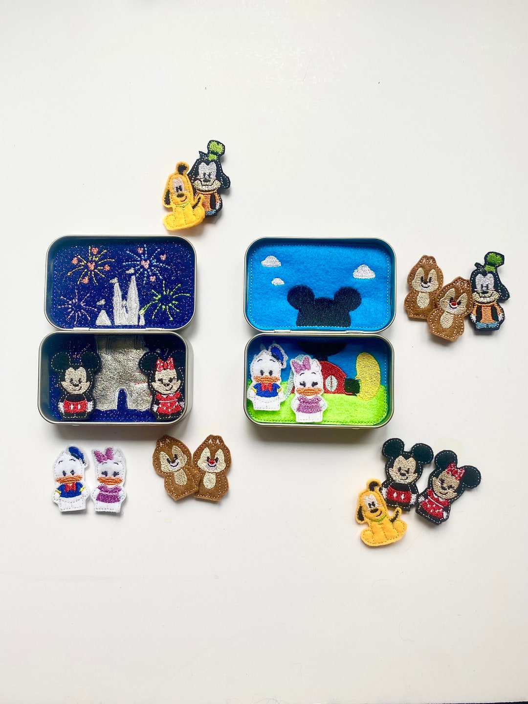 Mickey and Friends Pocket Playset - Etsy
