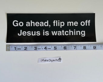 Jesus is Watching Sticker - Etsy