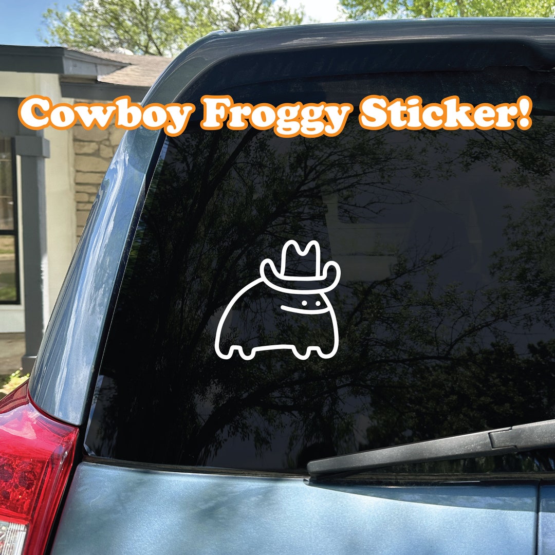 Frog Sticker for Car, Car Sticker for Women, Frog Bumper Sticker Funny ...