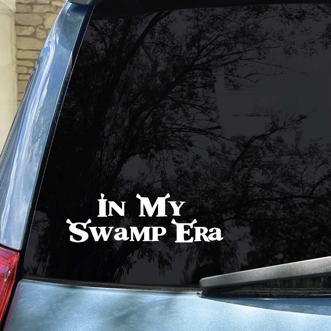 In My Swamp Era Sticker, Shrek Sticker for Car, Cute Shrek Sticker ...