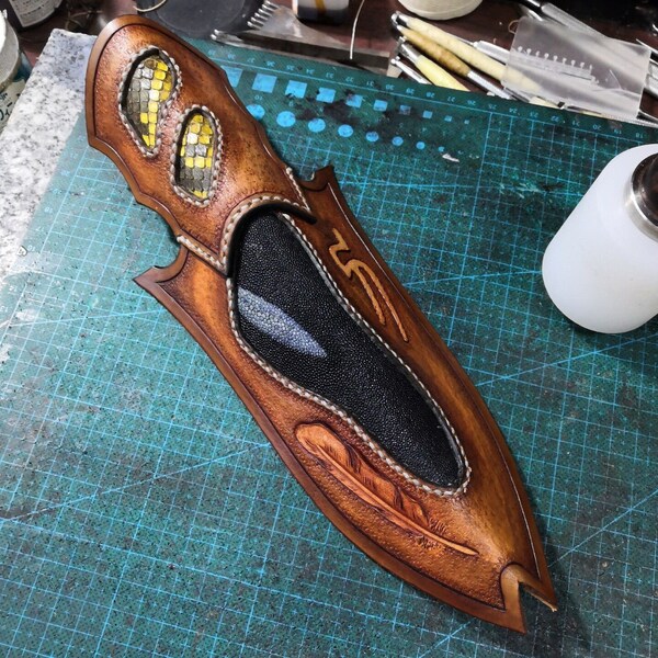 Leather Rifle Scabbard - Etsy