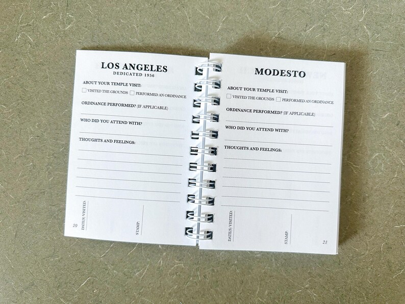 United States Temple Passport LDS Book - Etsy