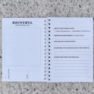 Utah Temple Passport | LDS | Book - Etsy