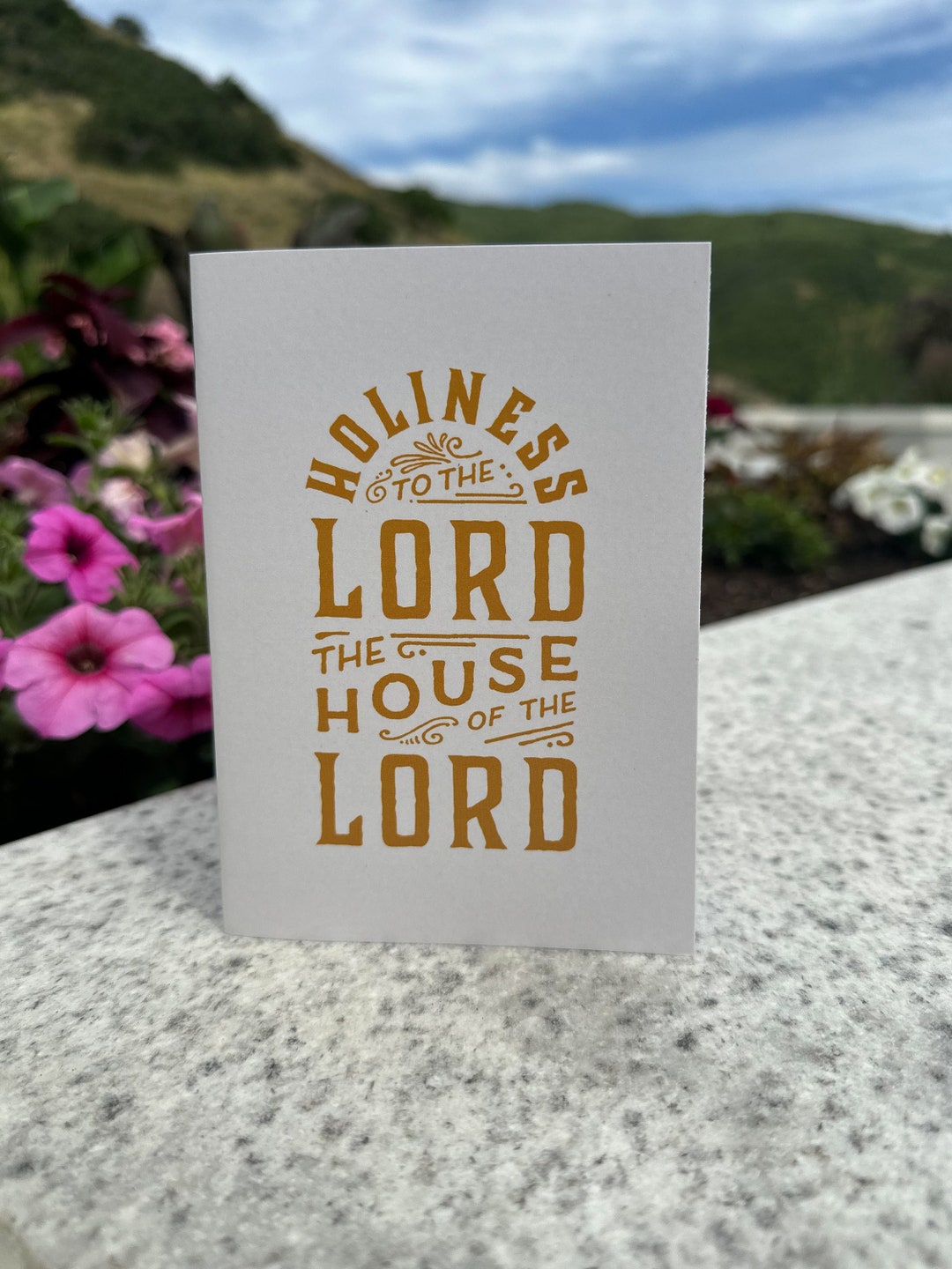 Temple Attendance Book | LDS | Holiness to the Lord - Etsy