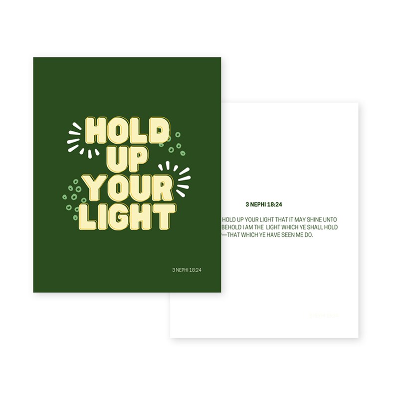 12 Book of Mormon Scripture Printables - LARGE | Come Follow Me | LDS ...