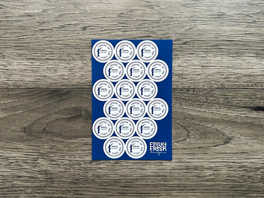 Passport Stamp Stickers | Single Sheet | Generic | LDS - Etsy