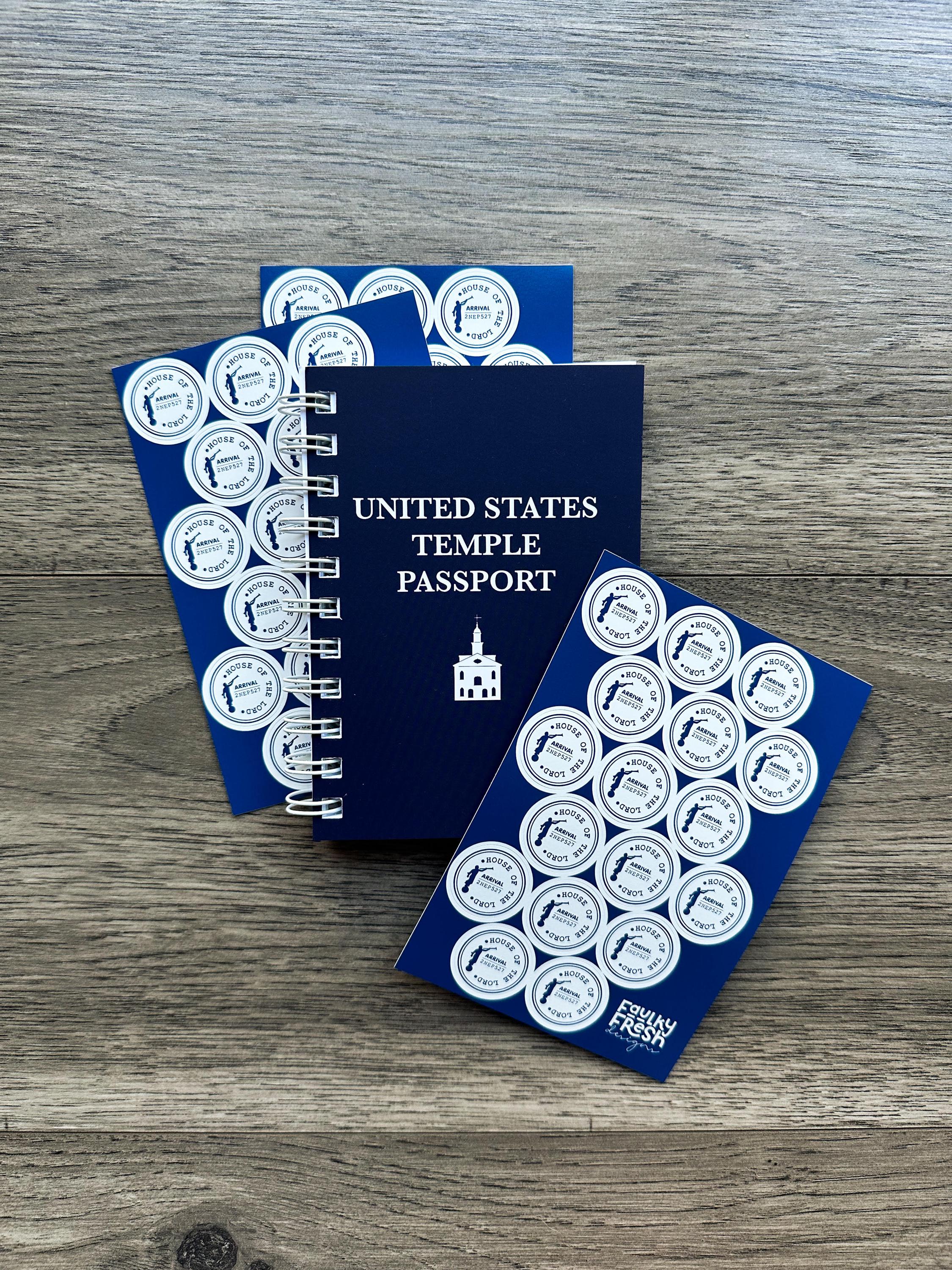 Passport Stamp Stickers | Single Sheet | Generic | LDS - Etsy