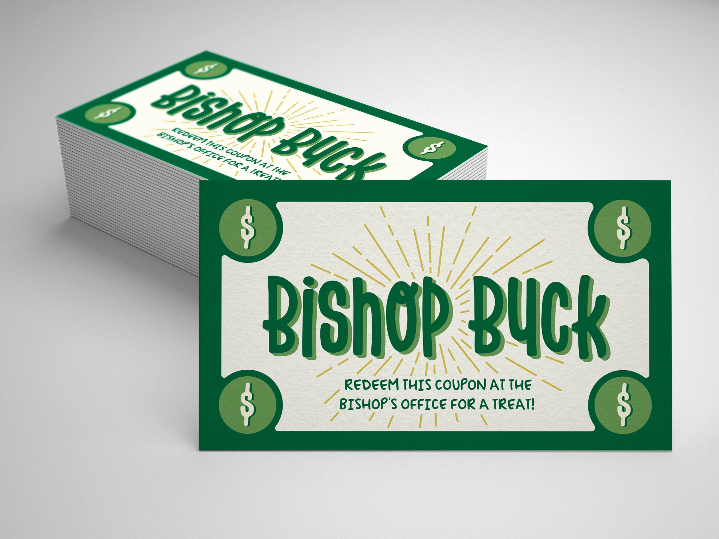Primary Bishop Buck | LDS Bishop Buck - Etsy