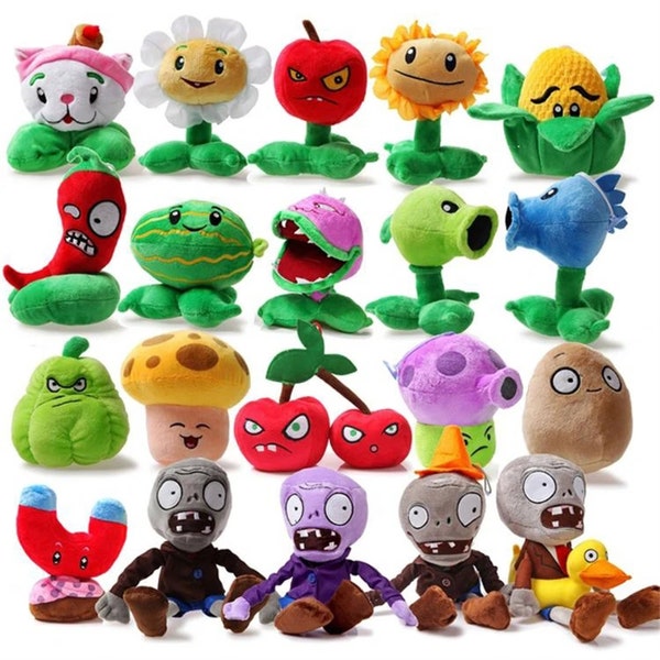 Plants Vs Zombies Plushies - Etsy