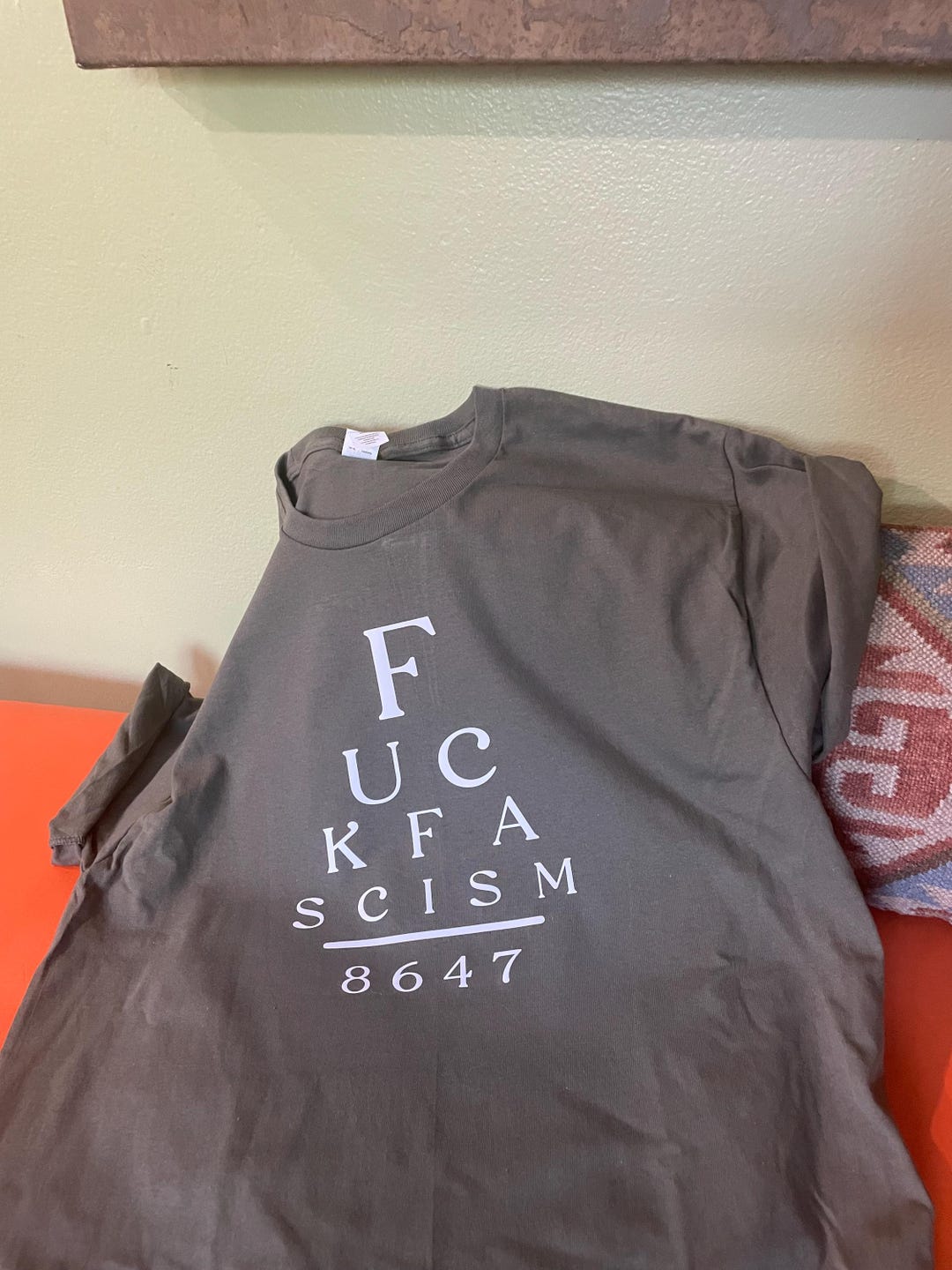Fascism Eye Chart Tee - Etsy
