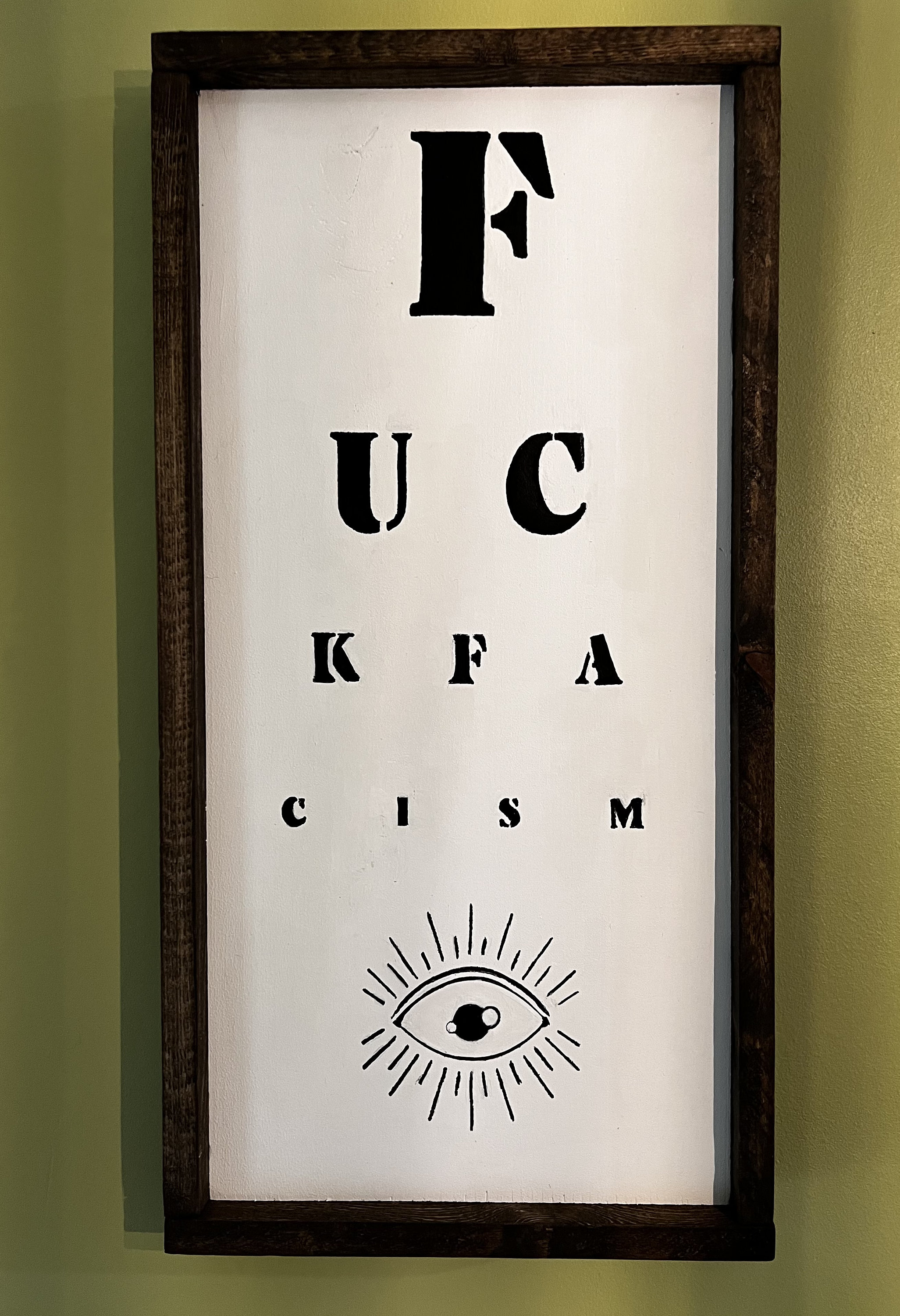 Fascism Eye Chart - Etsy