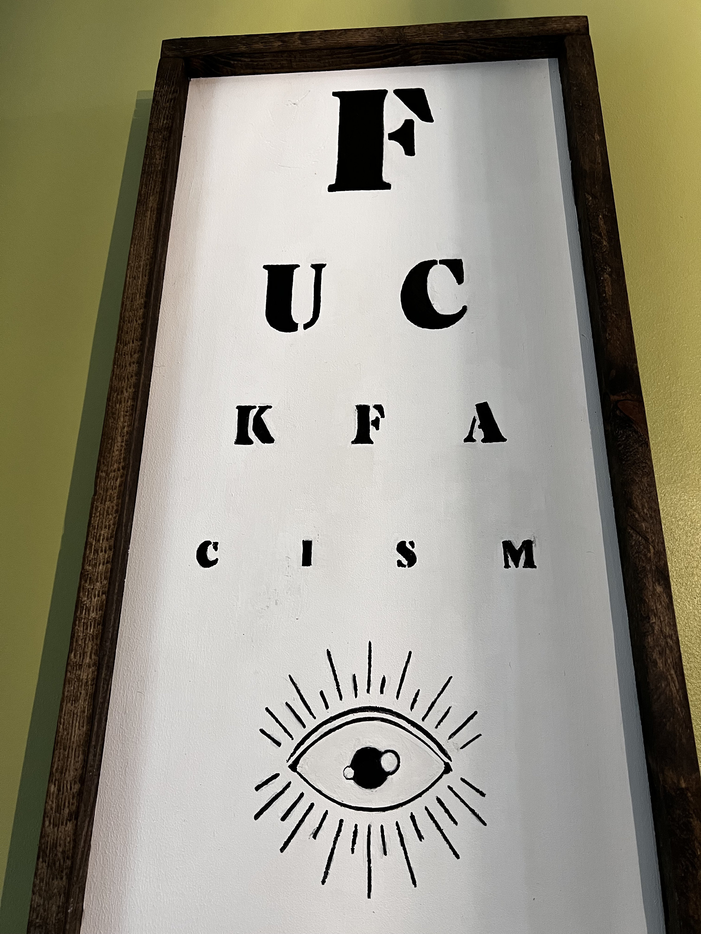 Fascism Eye Chart - Etsy
