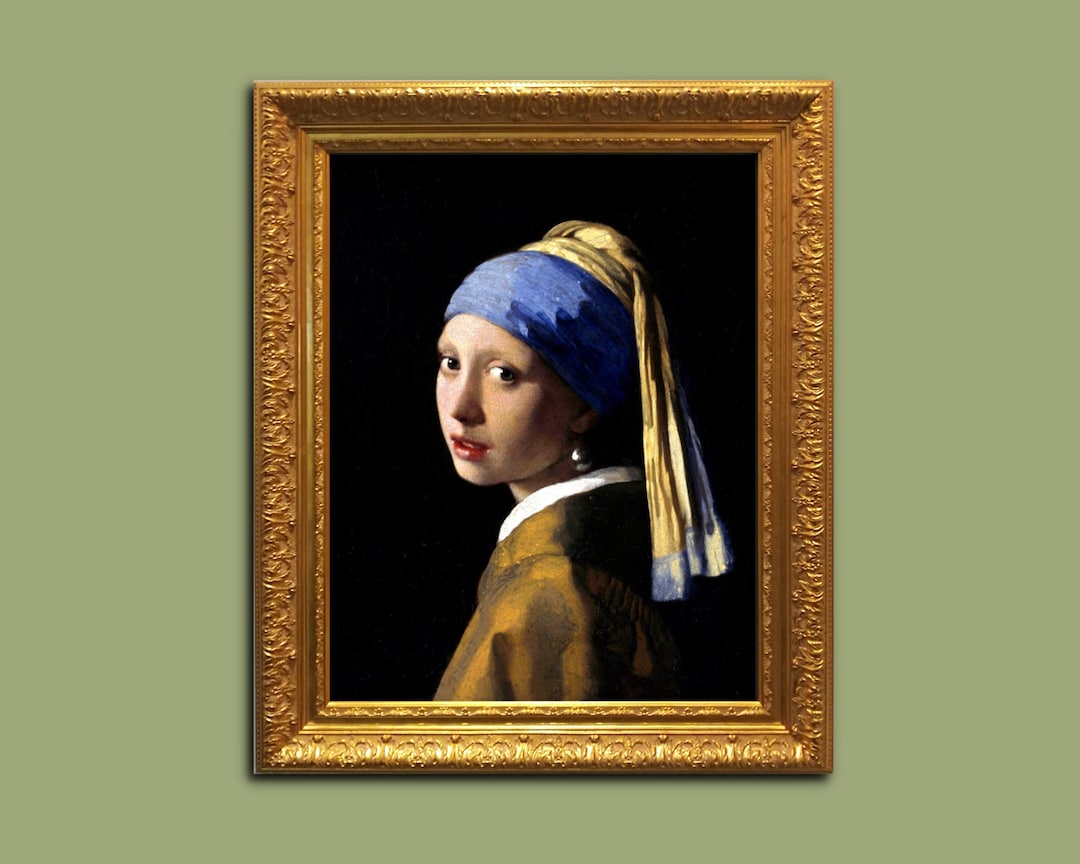 Girl With a Pearl Earring, Johannes Vermeer, Famous Fine Art Print ...