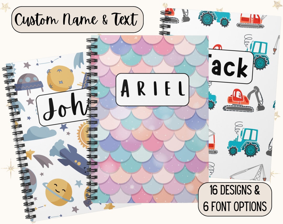 Personalized Notebook for Kids Gift for Kids Customized Notebook for ...