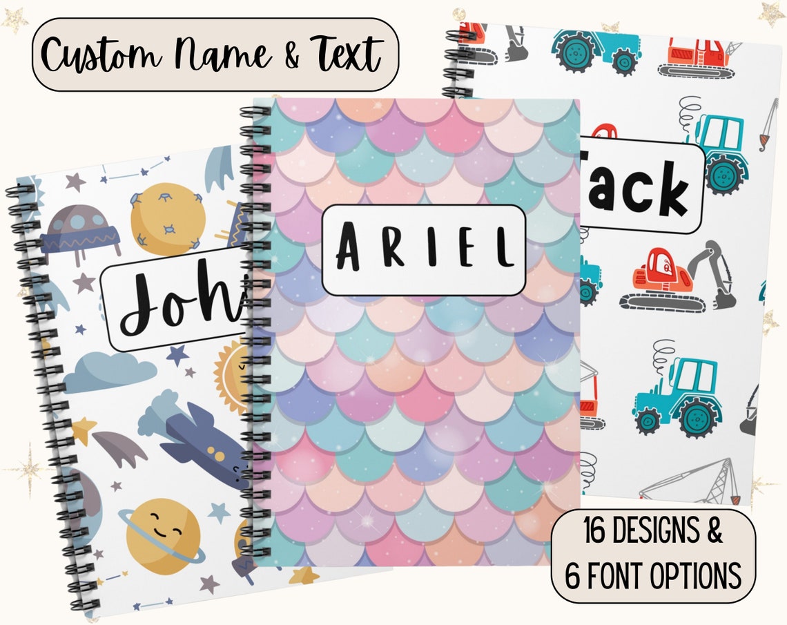 Personalized Notebook for Kids Gift for Kids Customized Notebook for ...