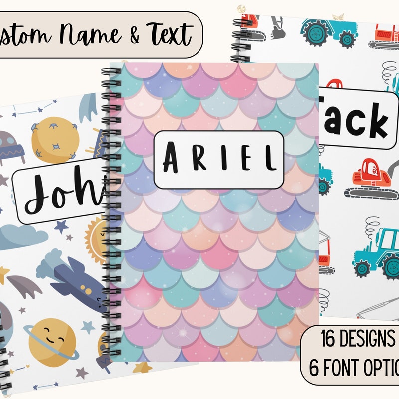 Kids Notebook - Etsy