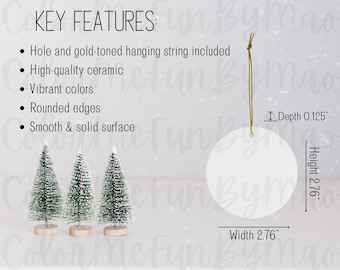 Circle Ceramic Ornament Size Chart and Key Features, Circle Ornament ...