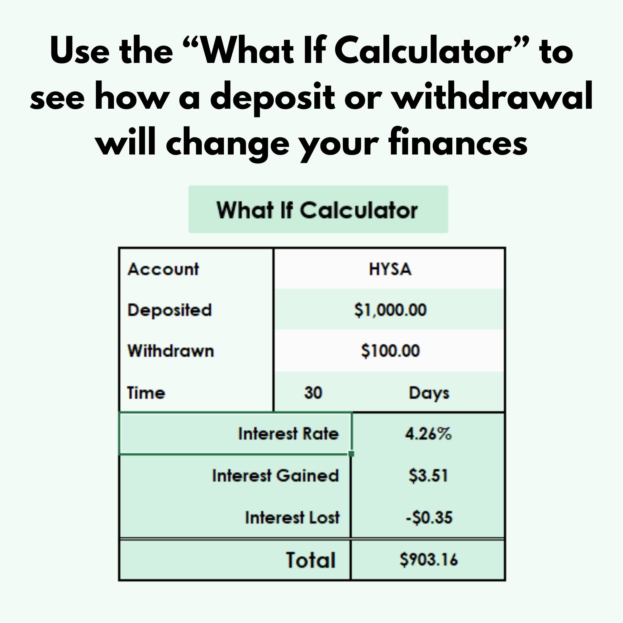 Personal Finance Savings Tracker | Divide Savings Into Buckets | With ...