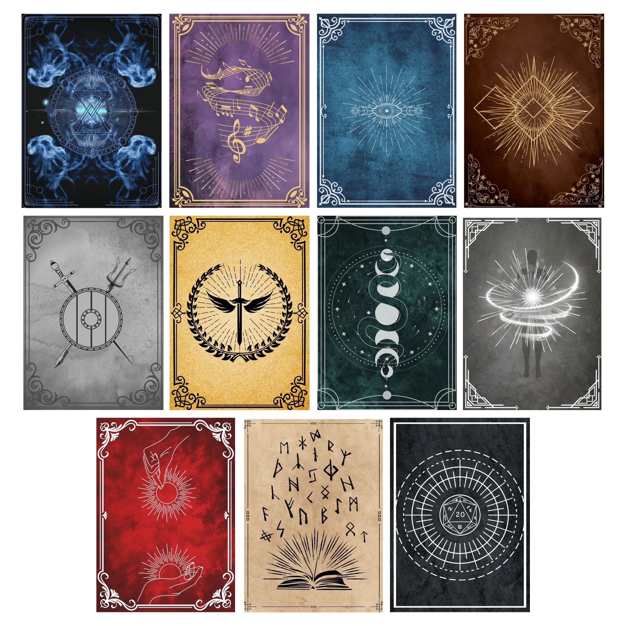 Blank Write in Spell Card Sets - Etsy