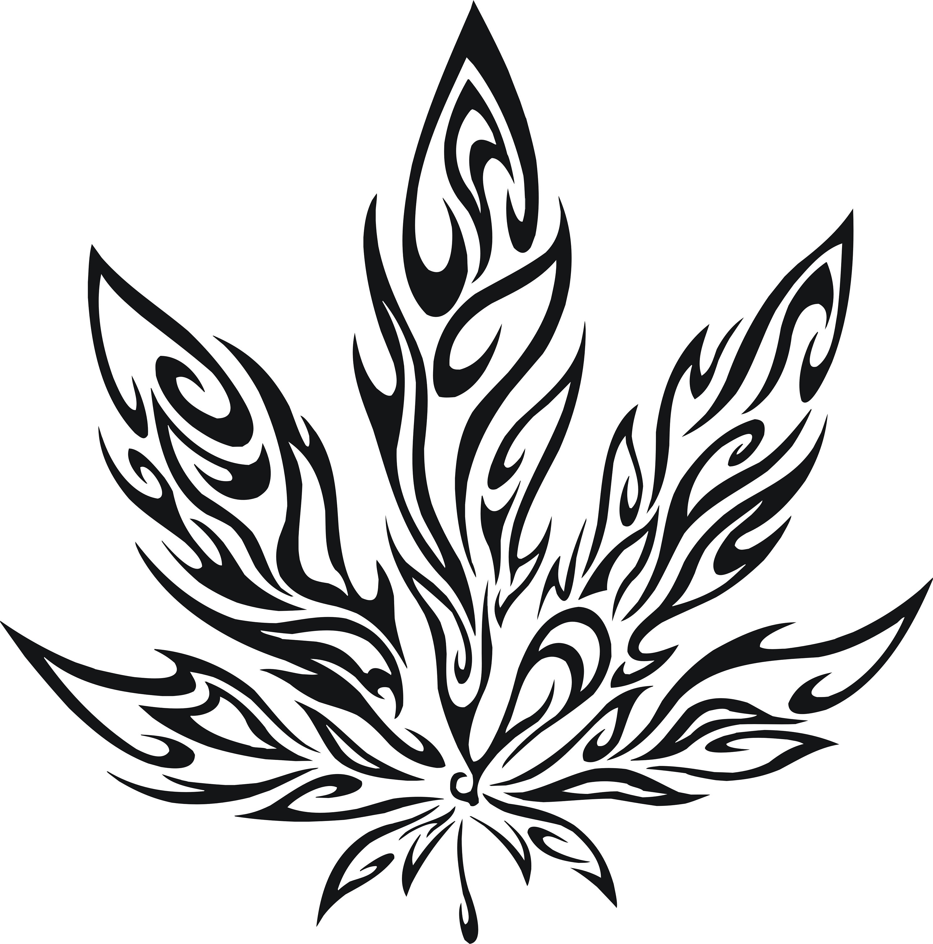Pot Leaf Instant Digital Download Svg Jpg Bmp Cdr Rtf - Etsy