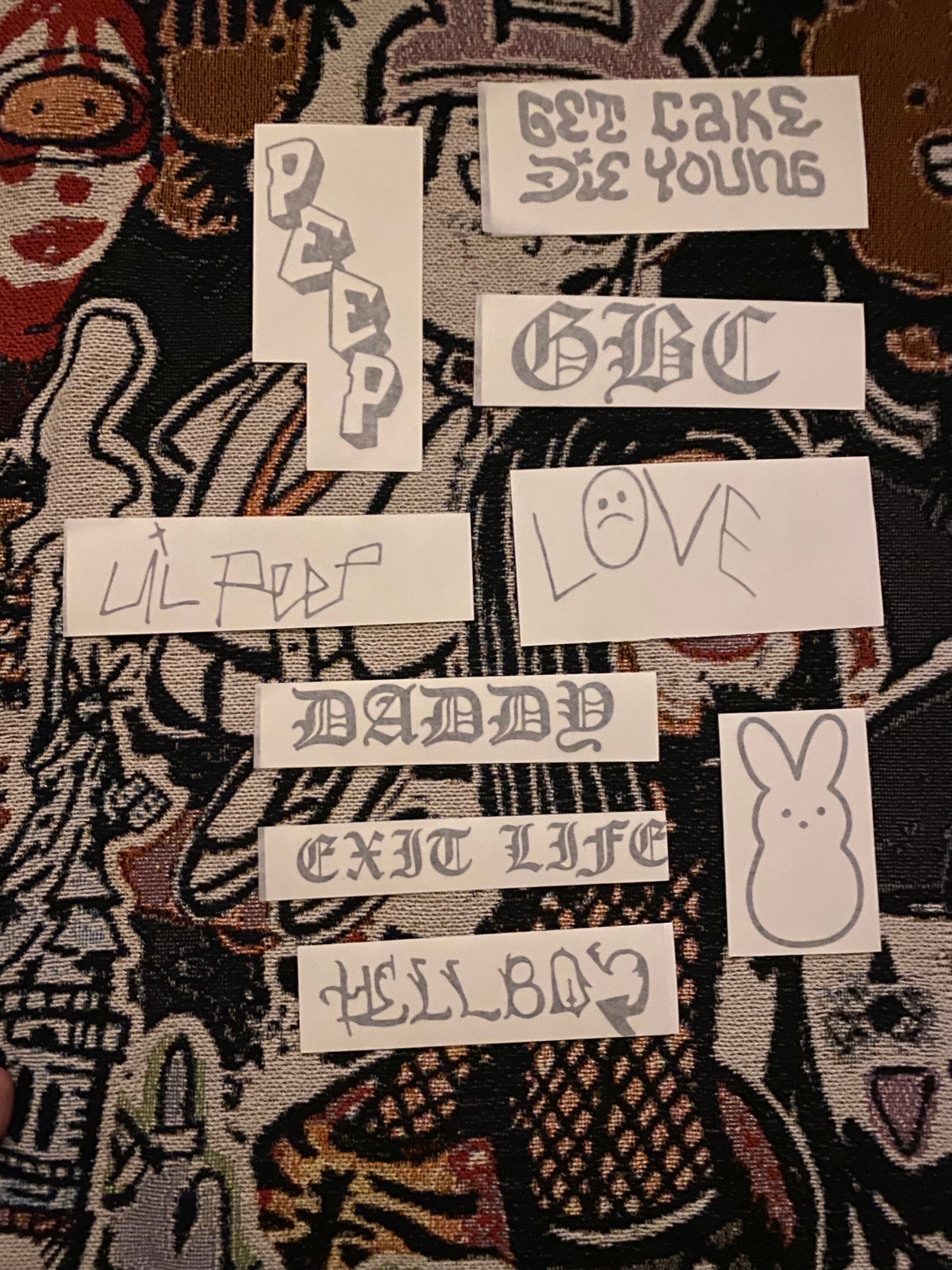 Lil Peep Sticker Pack Etsy