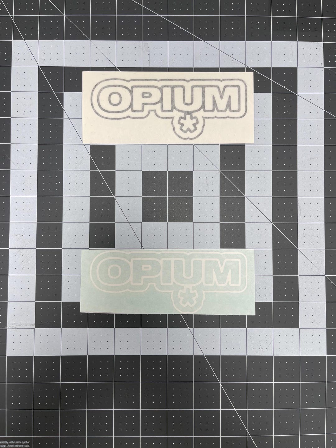 Opium Outlined Vinyl Sticker - Etsy