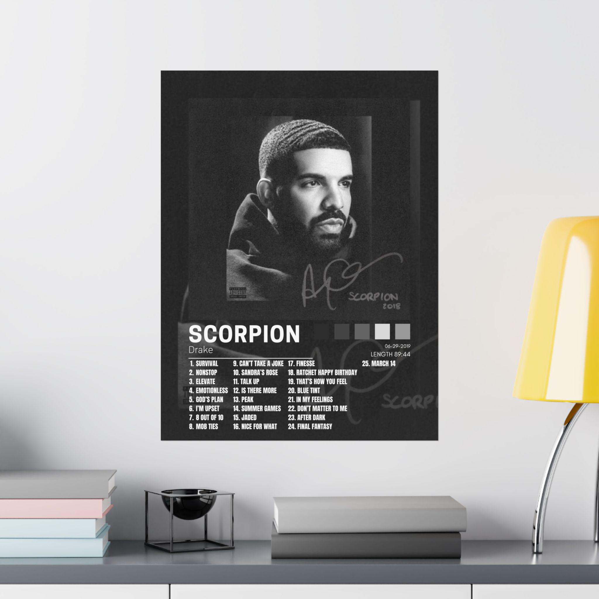 Drake Album Poster Scorpion - Etsy