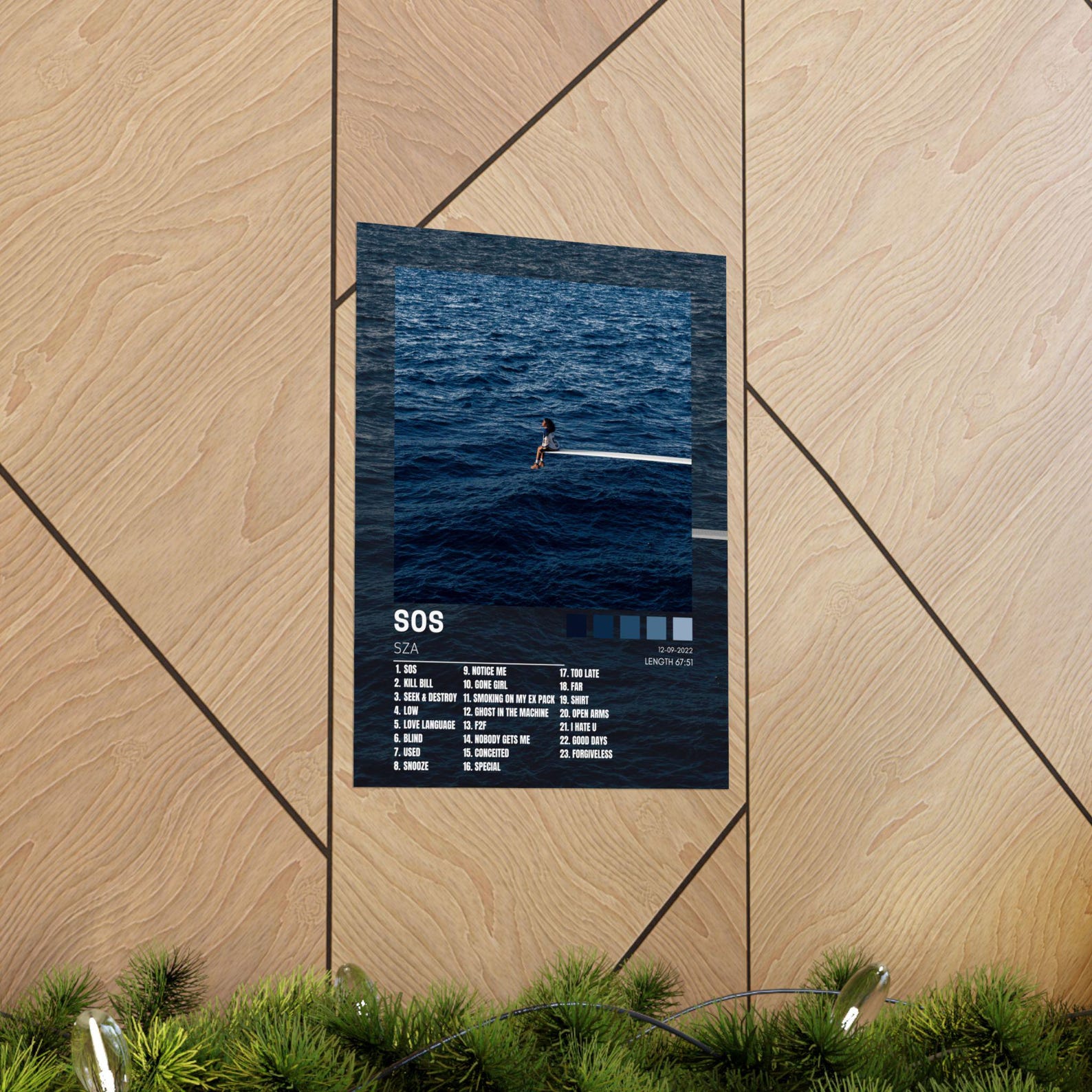 Sza Sos Album Poster - Etsy