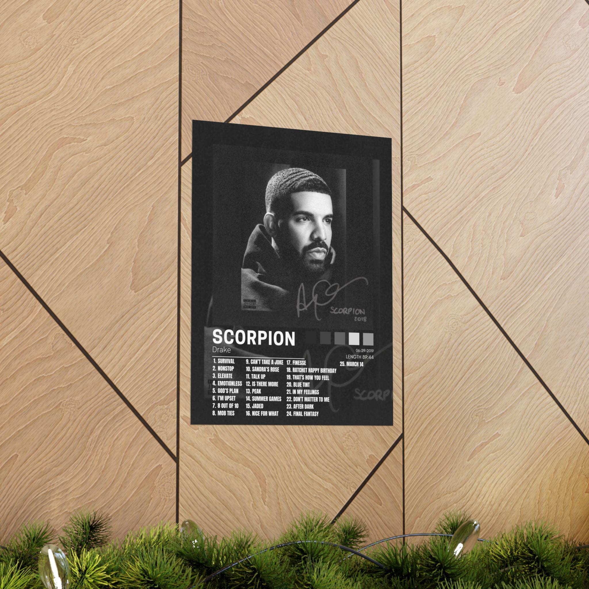 Drake Album Poster Scorpion - Etsy