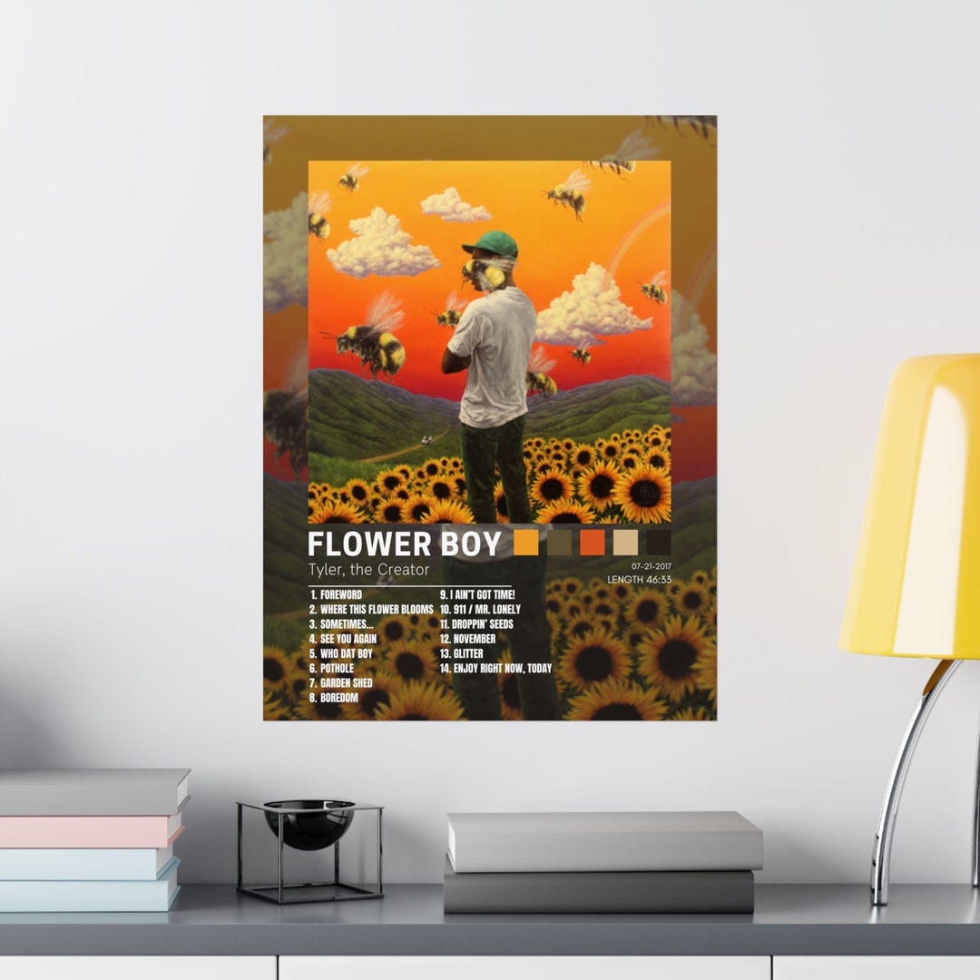 Tyler, the Creator Album Poster Flower Boy - Etsy