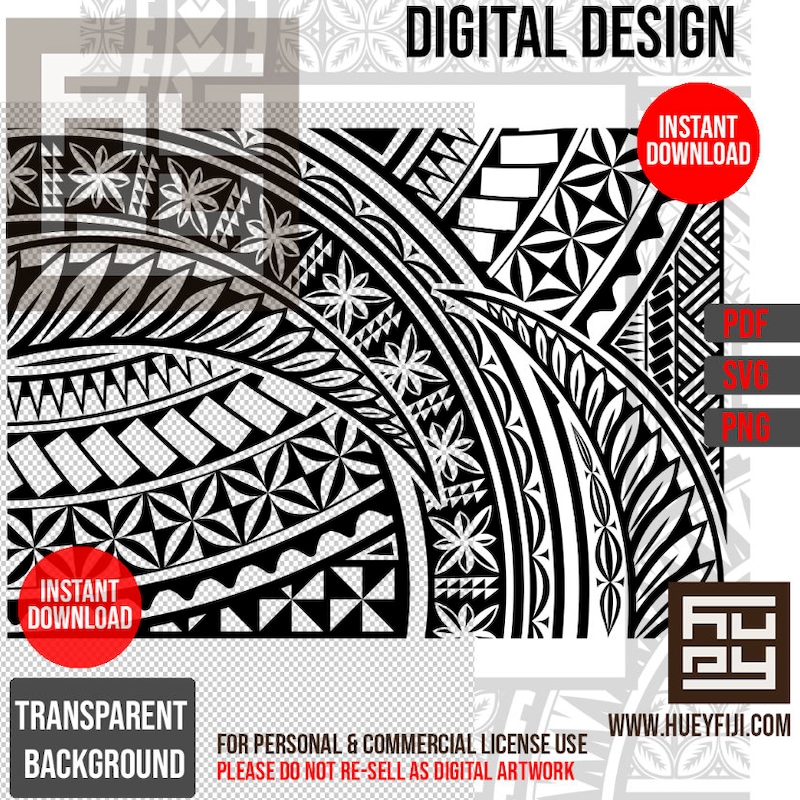 Tongan Pattern - Etsy New Zealand