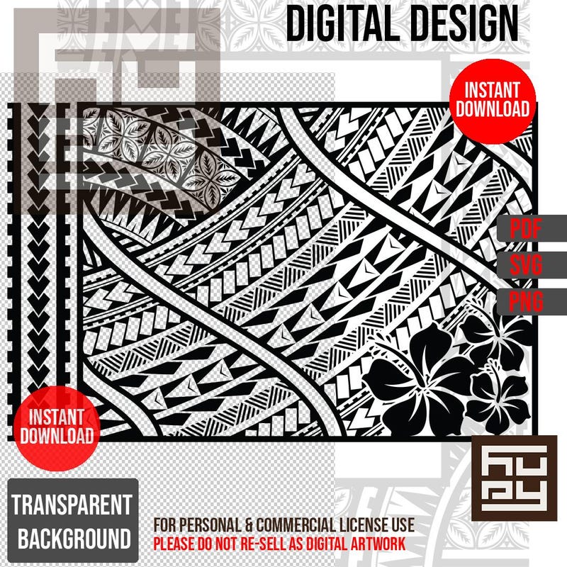 Samoan Pattern - Etsy New Zealand