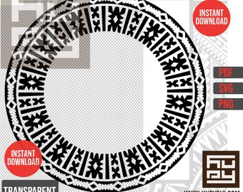 Fijian Kesakesa Masi Tapa Tribal Pattern Digital (Download Now) - Etsy