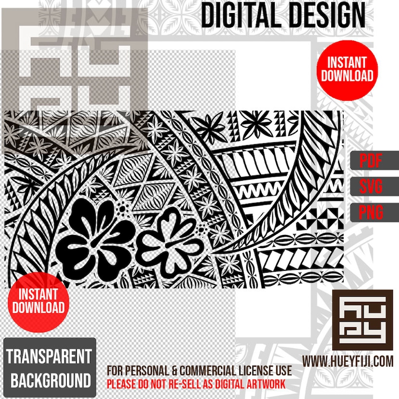 Tongan Pattern - Etsy New Zealand