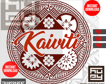 Fijian Kesakesa Masi Tapa Tribal Pattern Digital (Download Now) - Etsy