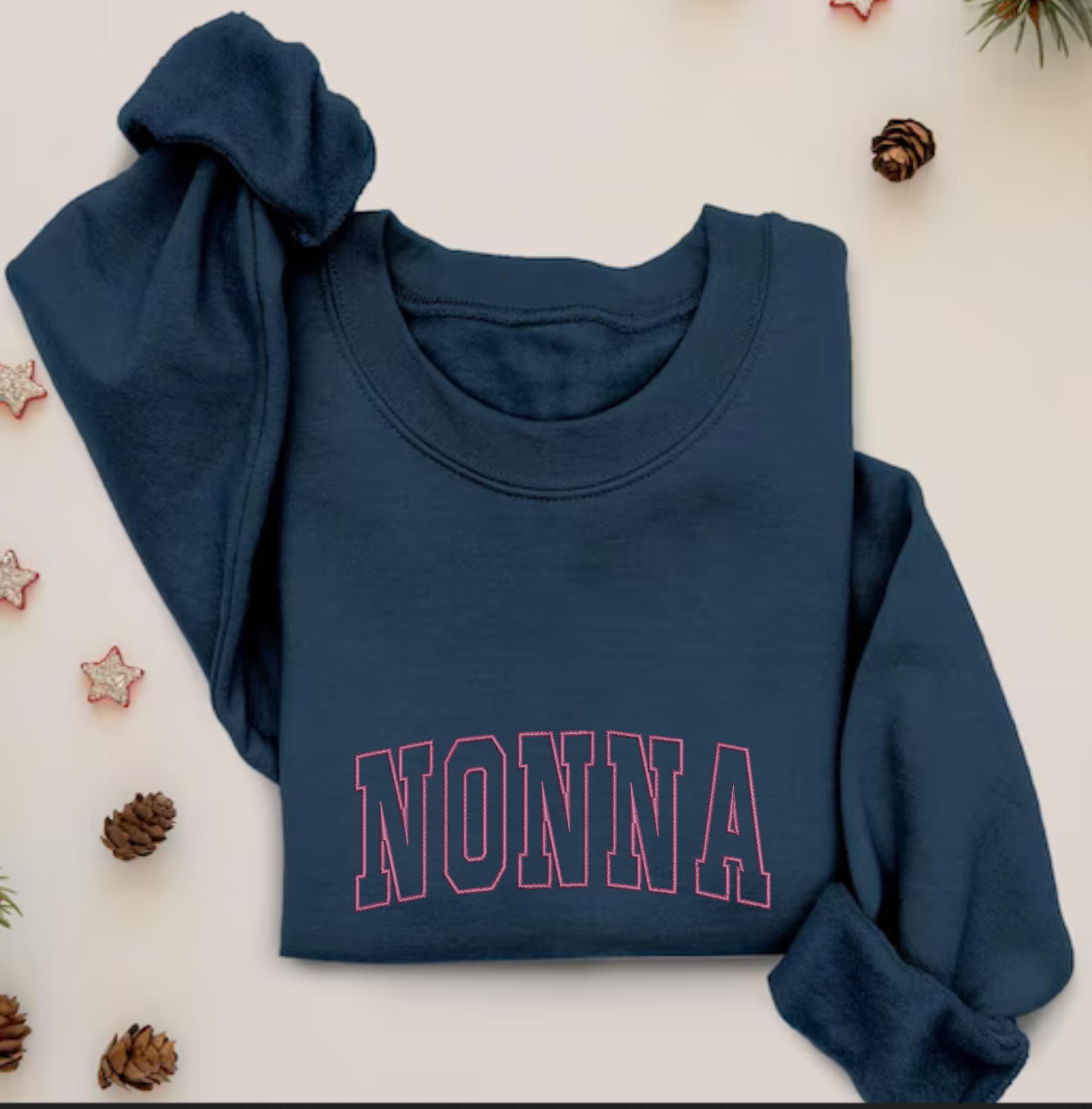 Nonna Embroidery Design | Mother's Day Letters (instant Download) - Etsy