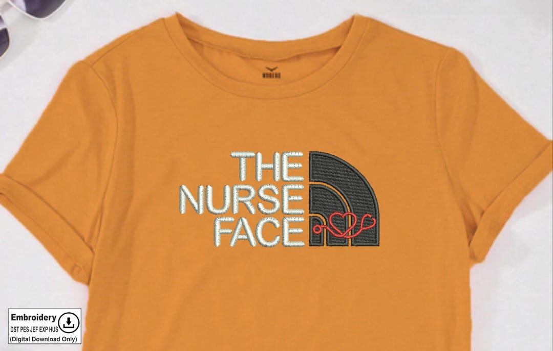 The Nurse Face Machine Embroidery Designs | Nurse Heart Stethoscope ...