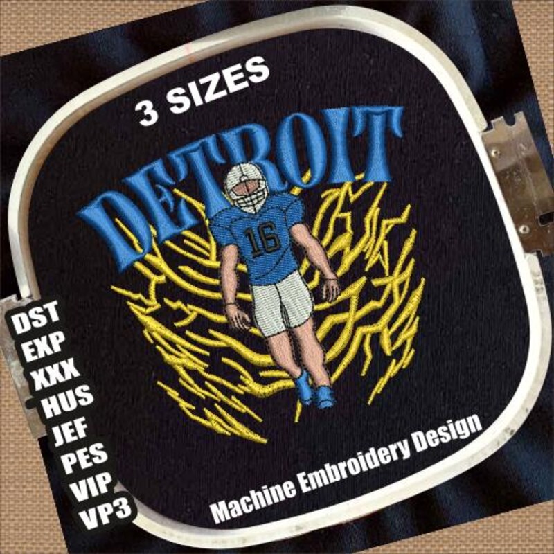 Detroit Embroidery - Etsy