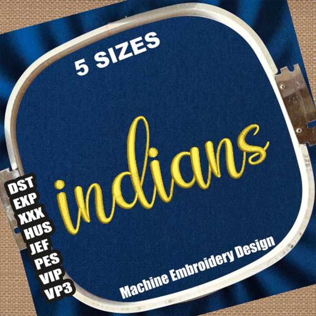 3D Foam Indians Machine Embroidery Design | Indians 3D Puffy Foam ...