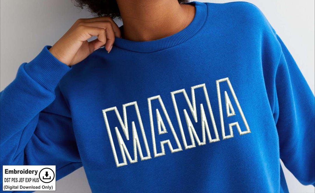 Mama Letters Applique Machine Embroidery Designs | Mothers Day ...